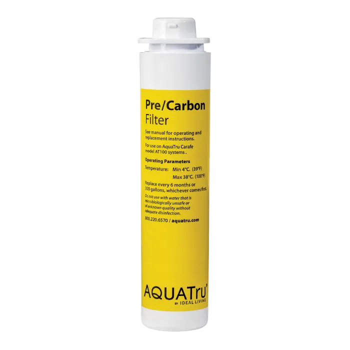 AT-100 2-Stage Pre-Carbon Filter for AquaTru Carafe (NOT for Aquatru c ...